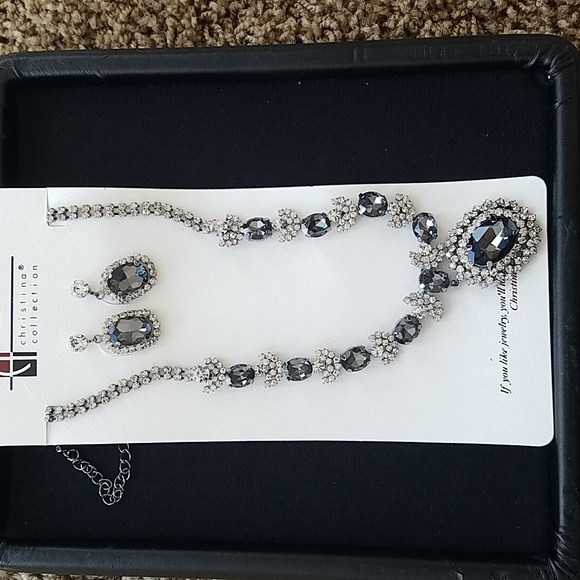 Christina | Jewelry | New Christina Collection Rhinestone Necklace Set ...